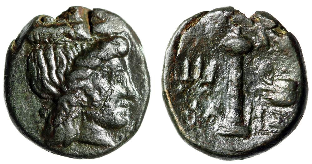 Argolis, Argos AE15 Hera & Pillar Fountain Rare Good Very Fine