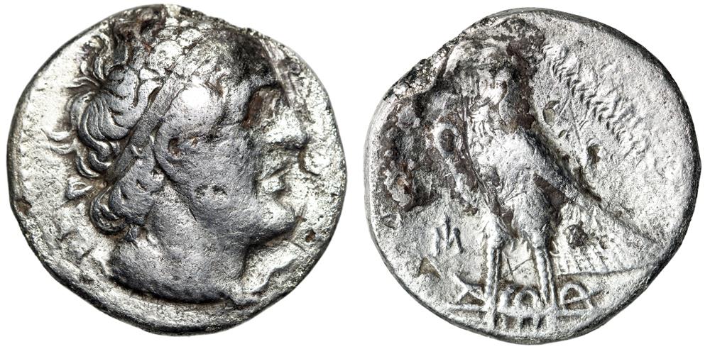 Ptolemaic Kingdom: Ptolemy I AR Tetradrachm Eagle Fine | Greek Coins