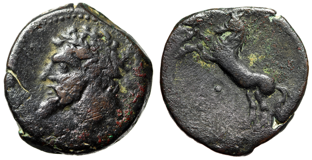 King of Numidia, Micipsa Portrait & Horse Rearing | Greek Coins