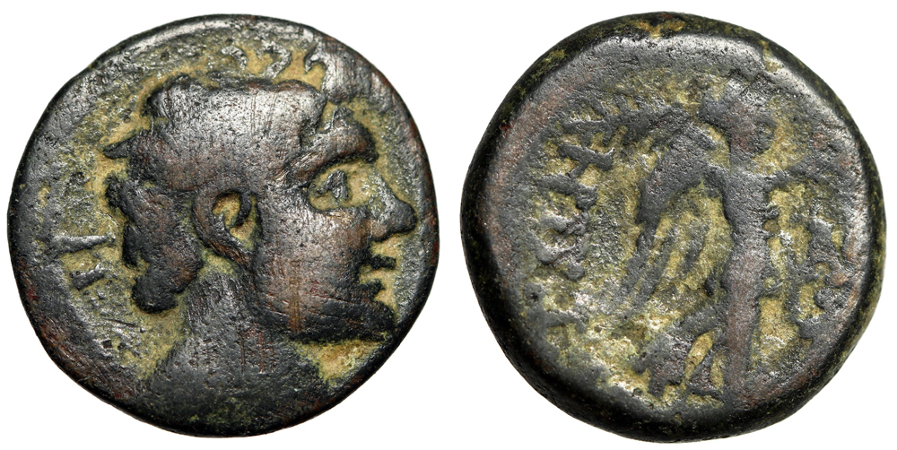 Pompey The Great (Cnaeus Pompeius Magnus) AE19 of Soloi-Pompeiopolis