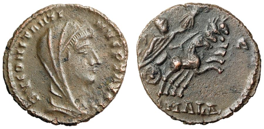 Constantine I The Great Posthumous Deified, Hand Reaching Quadriga ...