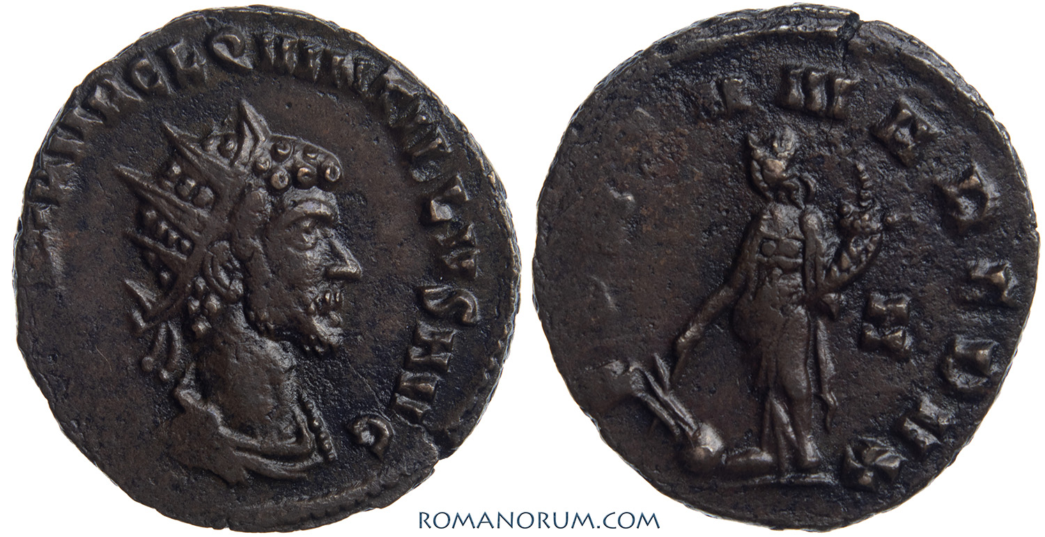 QUINTILLUS. (AD 270) Antoninianus, 2.67g. Rome. Nice patina, great ...
