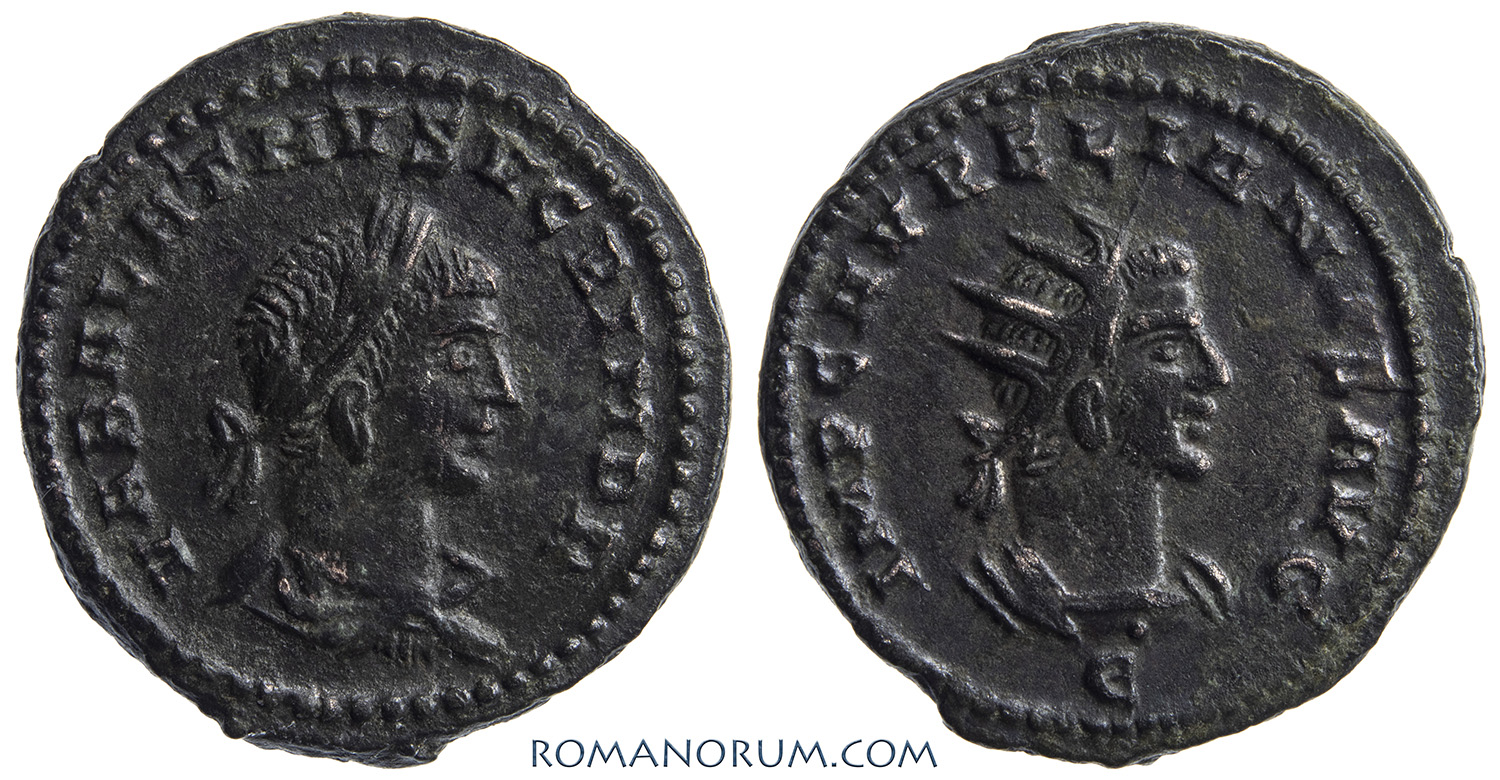 VABALATHUS and AURELIAN. (AD 270-275 ) Antoninianus, 4.32g. Antioch ...