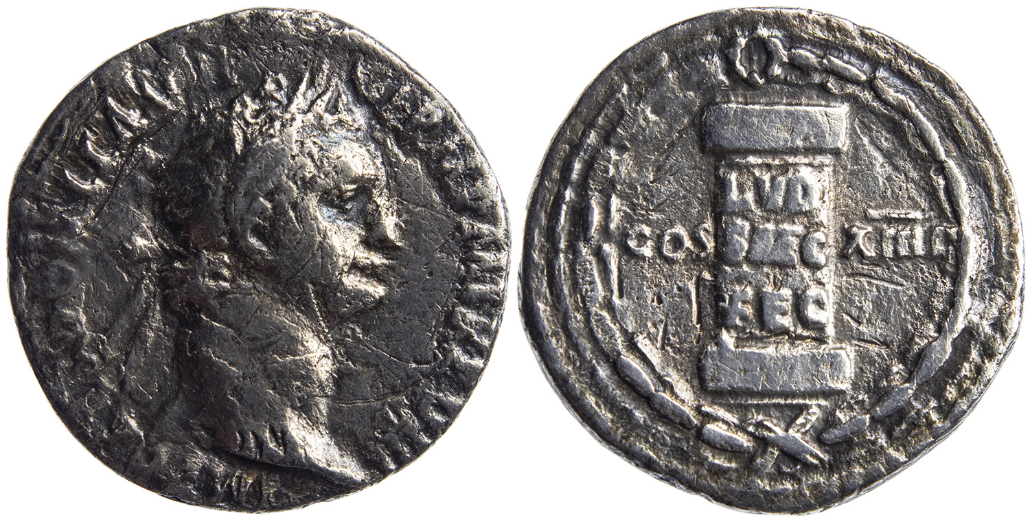 DOMITIAN. (AD 81-96) Denarius, 2.83g. Rome. Scarce. | Roman Imperial Coins