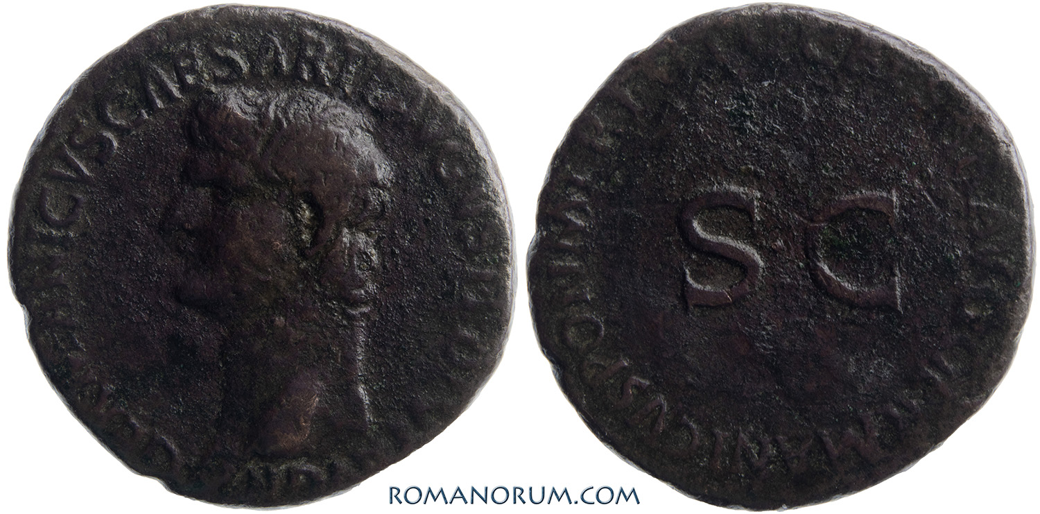 GERMANICUS. (AD 37-41) As, 9.82g. Rome. | Roman Imperial Coins