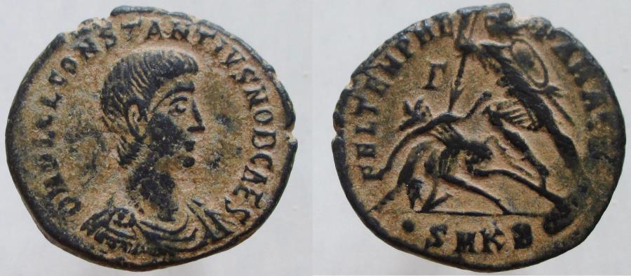 Constantius Gallus. Caesar, 351-354 AD. Æ-2. NICE eye appeal.