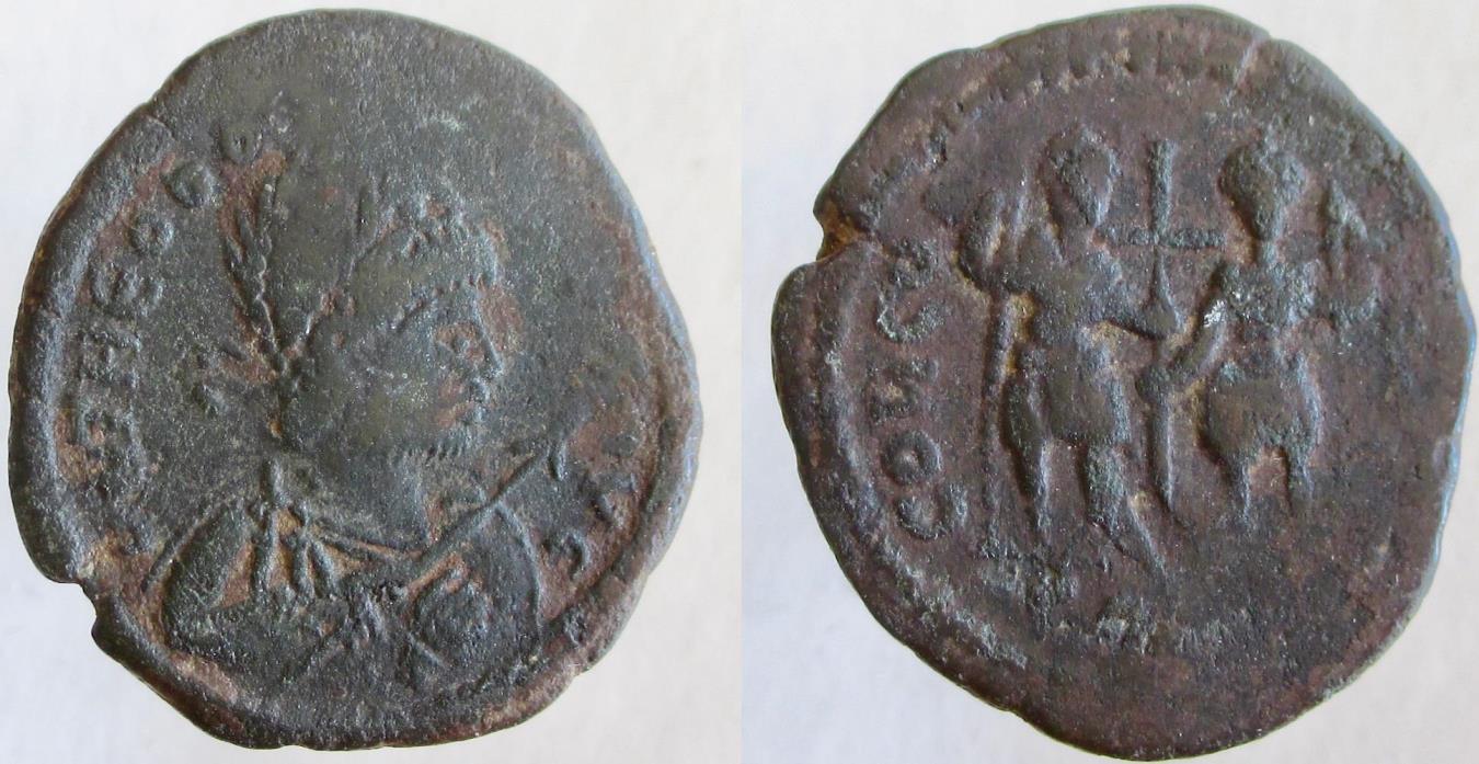 Theodosius II. 402-450 AD. Æ-22mm, mint of Constantinople or Cherson ...