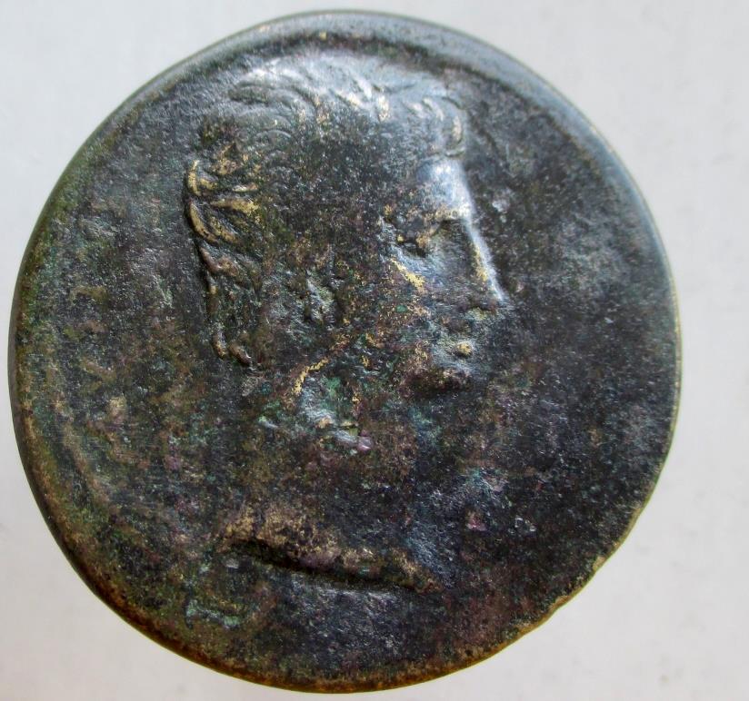 Augustus. 27 BC-14 AD. Æ-37mm. Popular “portrait sestertius” of the ...