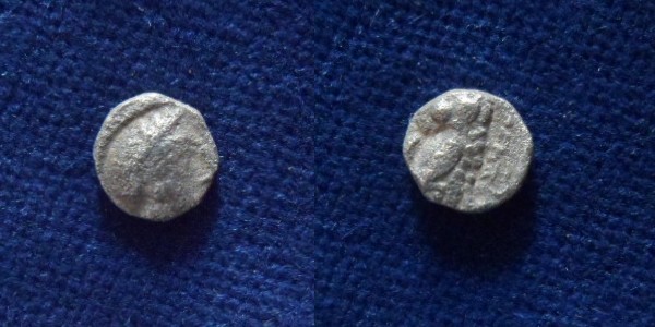 SAMARIA, Series. Circa 375-333 BC. AR Obol. | Greek Coins