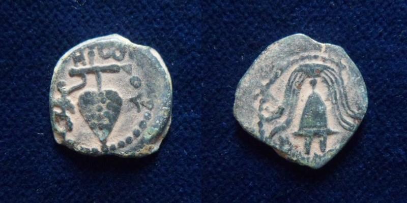 JUDAEA, Herodians. Herod II Archelaos. 4 BCE-6 CE. | Greek Coins