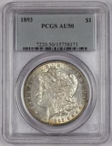 1893 Morgan $1 PCGS AU50 | Dollars