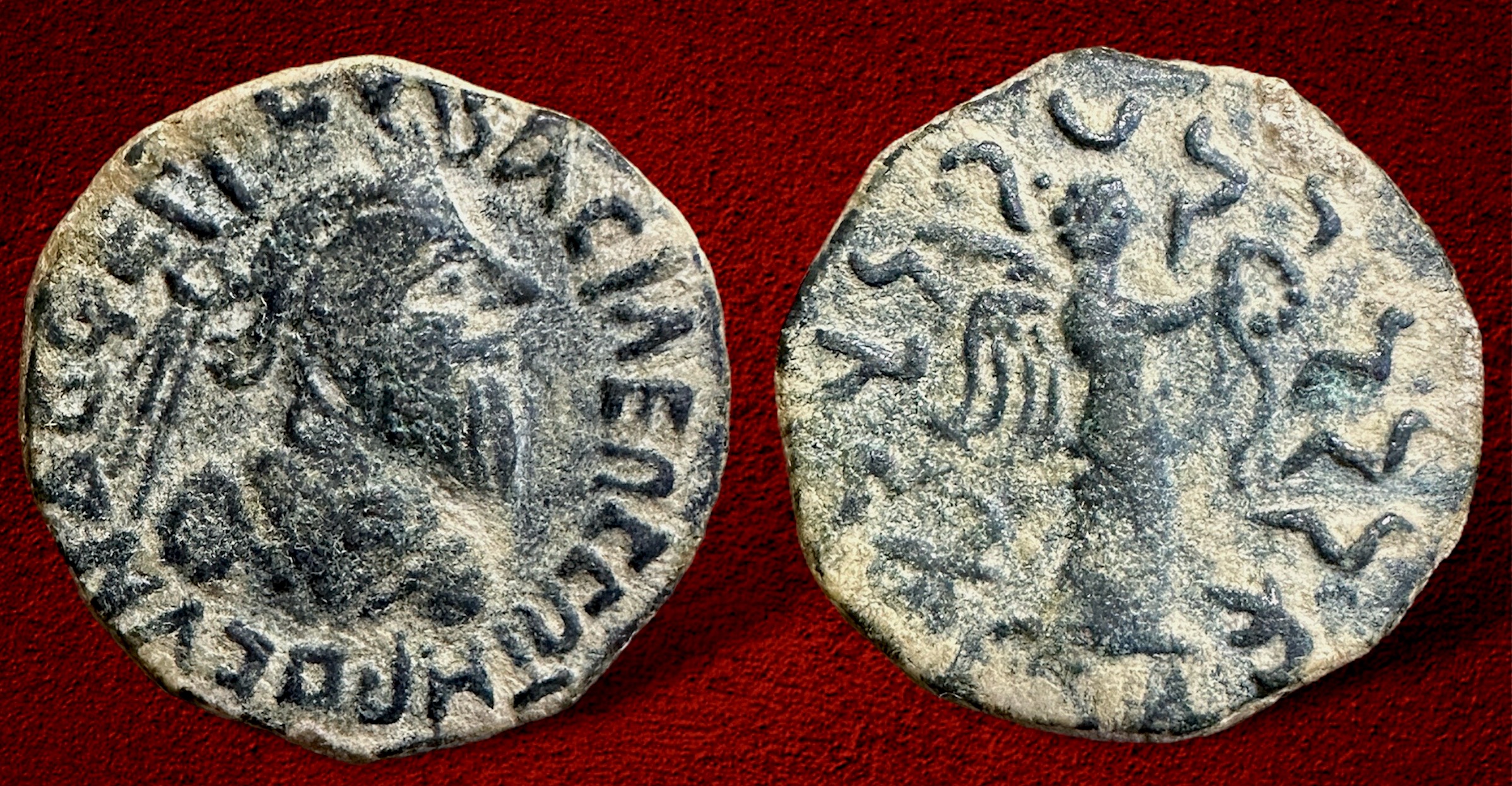 Indo-Parthian, Gondopharid Dynasty. Gondophares. Circa 40-5 BC. AE ...