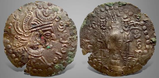 Hunnic Tribes, Western Turks. Tegin, King of the Khorasan, (680-738 AD ...