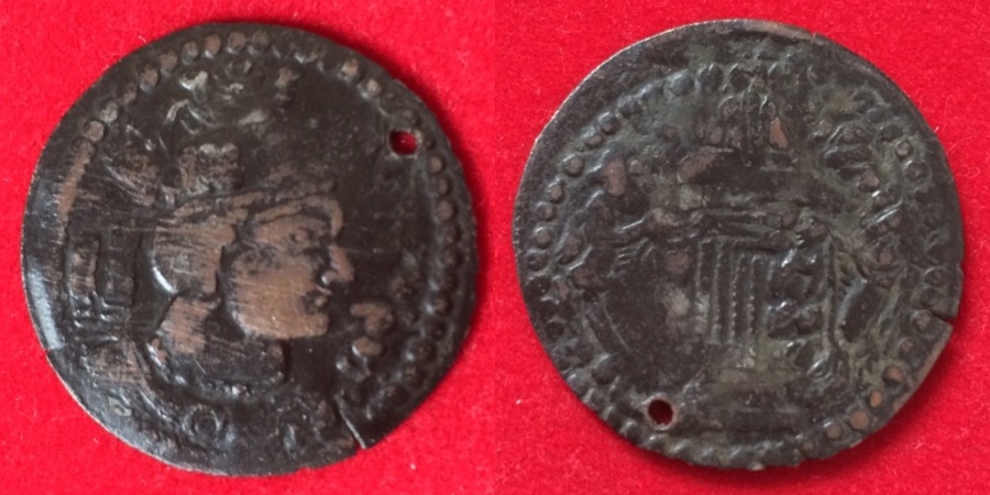 Hunnic Tribes, Western Turks. Shahi Tegin (Sri Shahi). After 679 ...