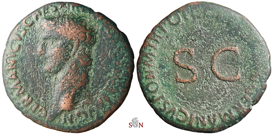 Germanicus AE As - SC - RIC 35 | Roman Imperial Coins