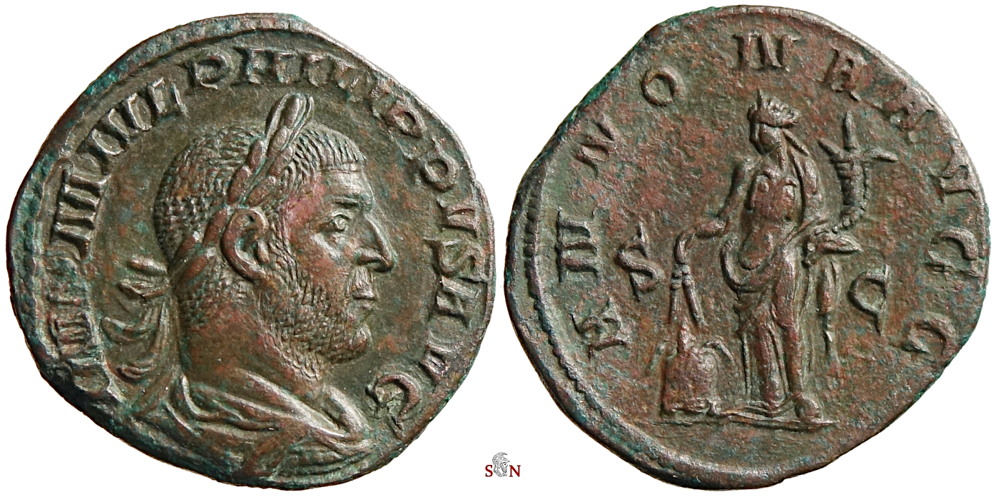 Philippus I Sestertius - ANNONA AVG - RIC 168a | Roman Imperial Coins