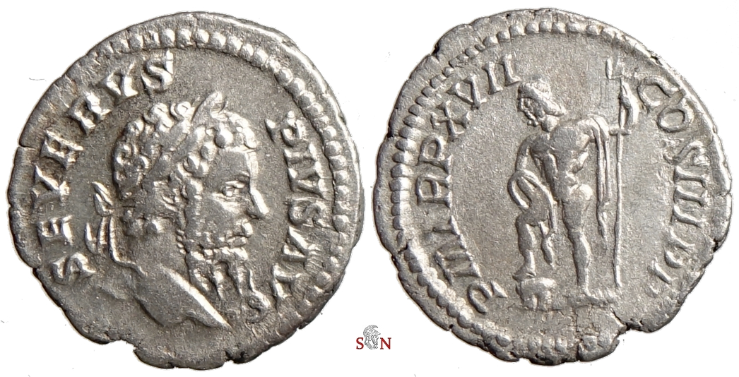 Septimius Severus Denarius - Neptune stg. left - RIC 228 | Roman ...