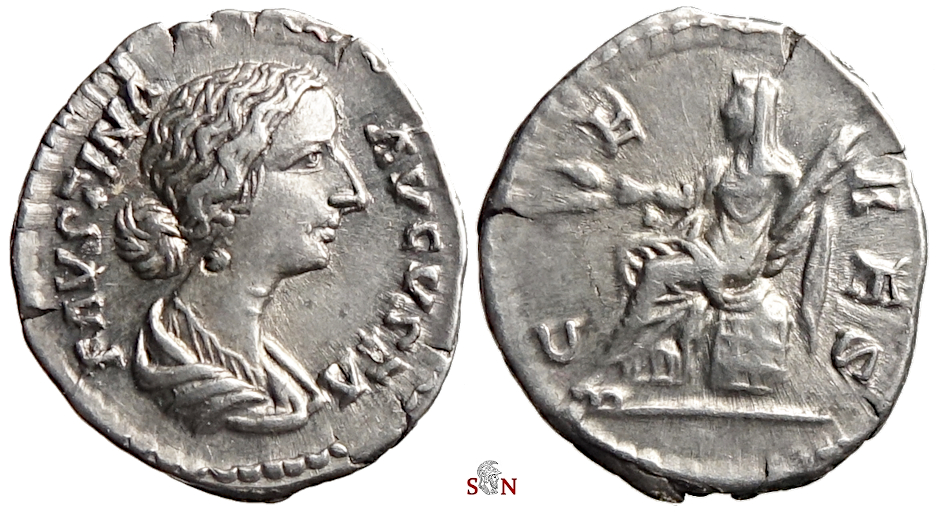 Faustina II. Denarius - CERES - RIC 669 | Roman Imperial Coins