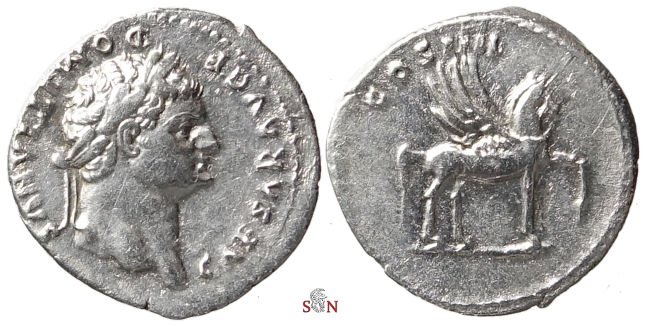 Domitian Denarius - COS IIII - Pegasus - RIC 921 | Roman Imperial Coins