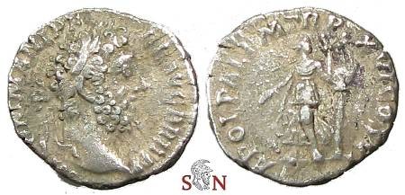 Commodus denarius - Apollo with lyre - RIC 218 | Roman Imperial Coins