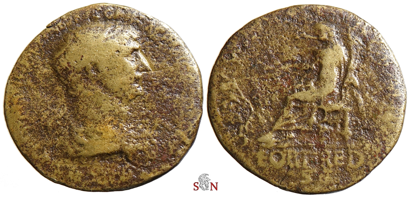 Trajanus Sestertius - FORT RED - RIC 652 | Roman Imperial Coins