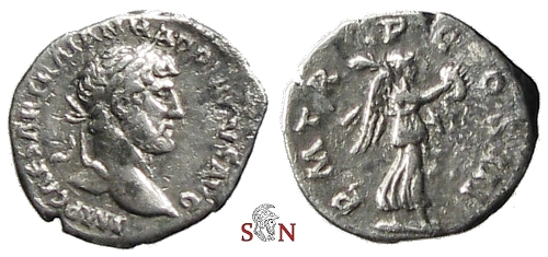 Hadrianus Quinarius - Victory adv. right - RIC 103 | Roman Imperial Coins
