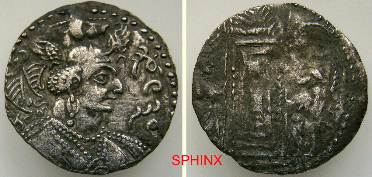 628KR3Y) HUNNIC TRIBES, Nezak Huns. ‘Napki Malka’. Circa AD 515-560. AR ...