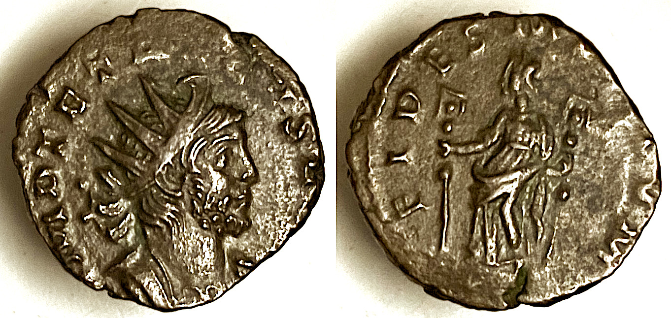 TETRICUS 1, AE, FIDES