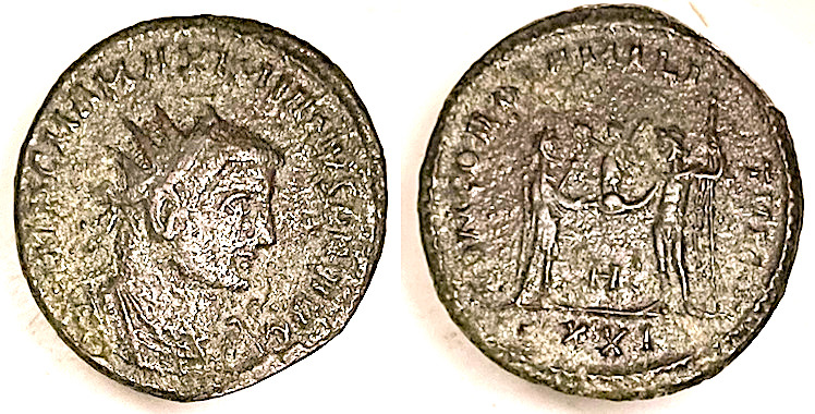 MAXIMIANUS HERCULEUS, AE, JUPITER