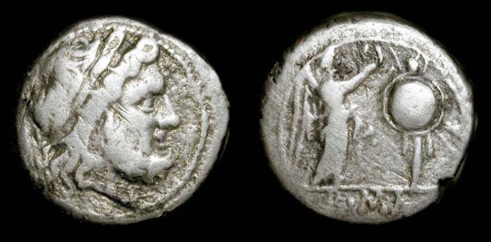 Roman Republic. Anonymous. Silver Victoriatus. After 211 BC | Roman ...