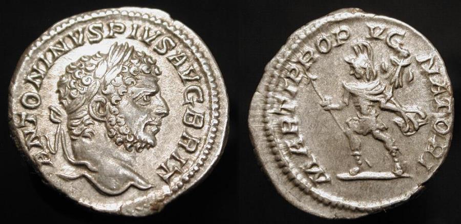Caracalla 198-217 AD. Silver Denarius. Rome Mint. RIC 223 | Roman ...