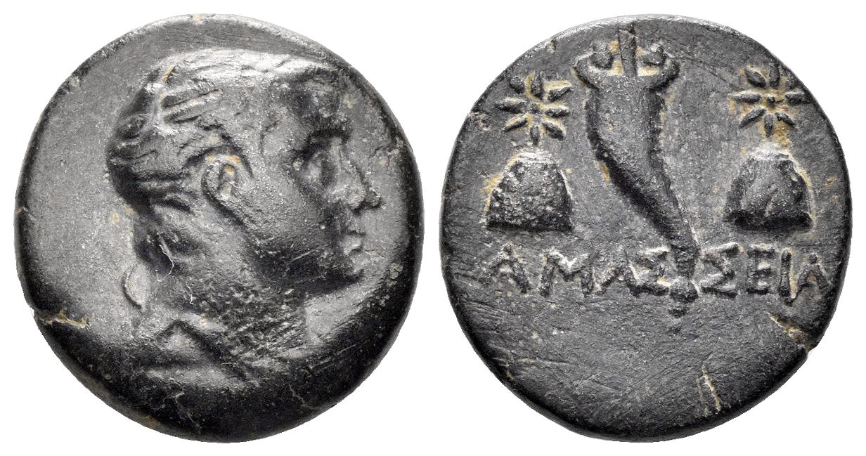 Pontos, Amaseia. Struck under Mithradates VI. Circa 120-100 BC. AE 17mm ...