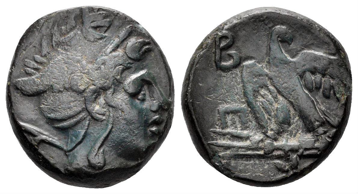 Macedonian Kingdom. Perseus. 179-168 BC. AE 17mm (5.06 gm). SNG München ...