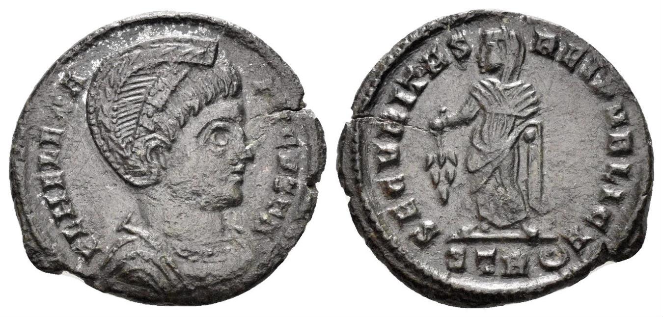 Helena, Augusta. 324-328/30 AD. AE Follis (2.45 gm, 19mm). Treveri mint ...
