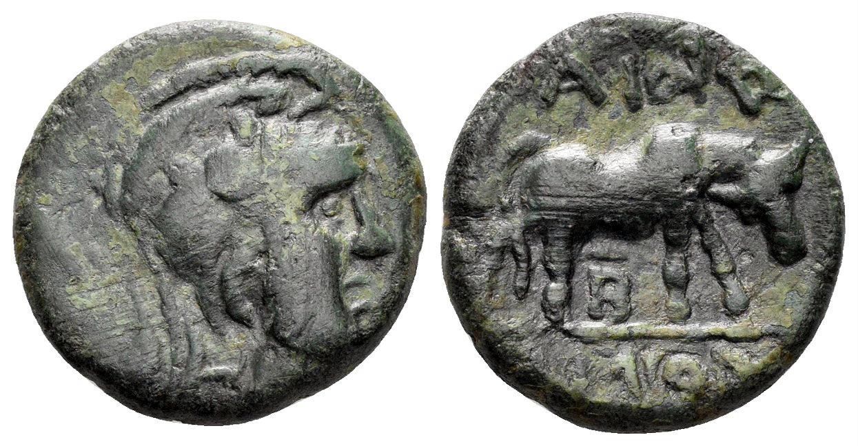 Macedon under Roman Rule, Time of Aemilius Paullus. AE 18mm (4.87 gm ...