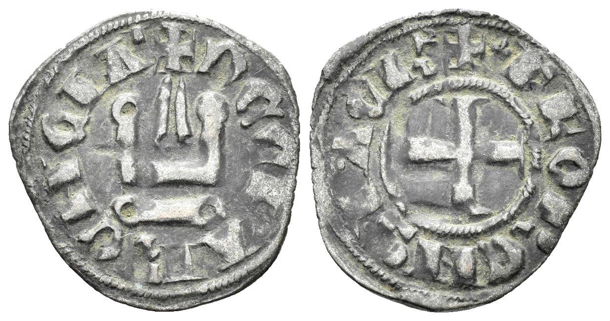 Crusaders, Principality of Achaea. Florent de Hainaut. 1289-1297. BI ...