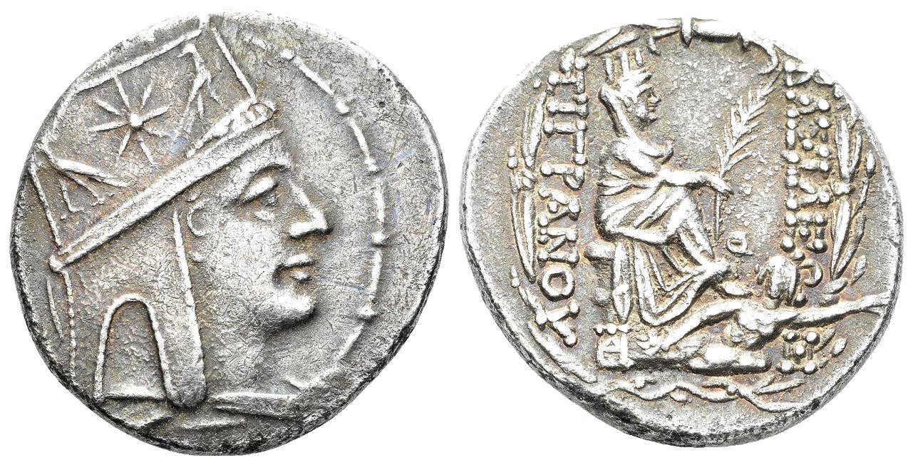 Armenian Kingdom. Tigranes II ‘the Great’. 95-56 BC. AR Tetradrachm (15 ...