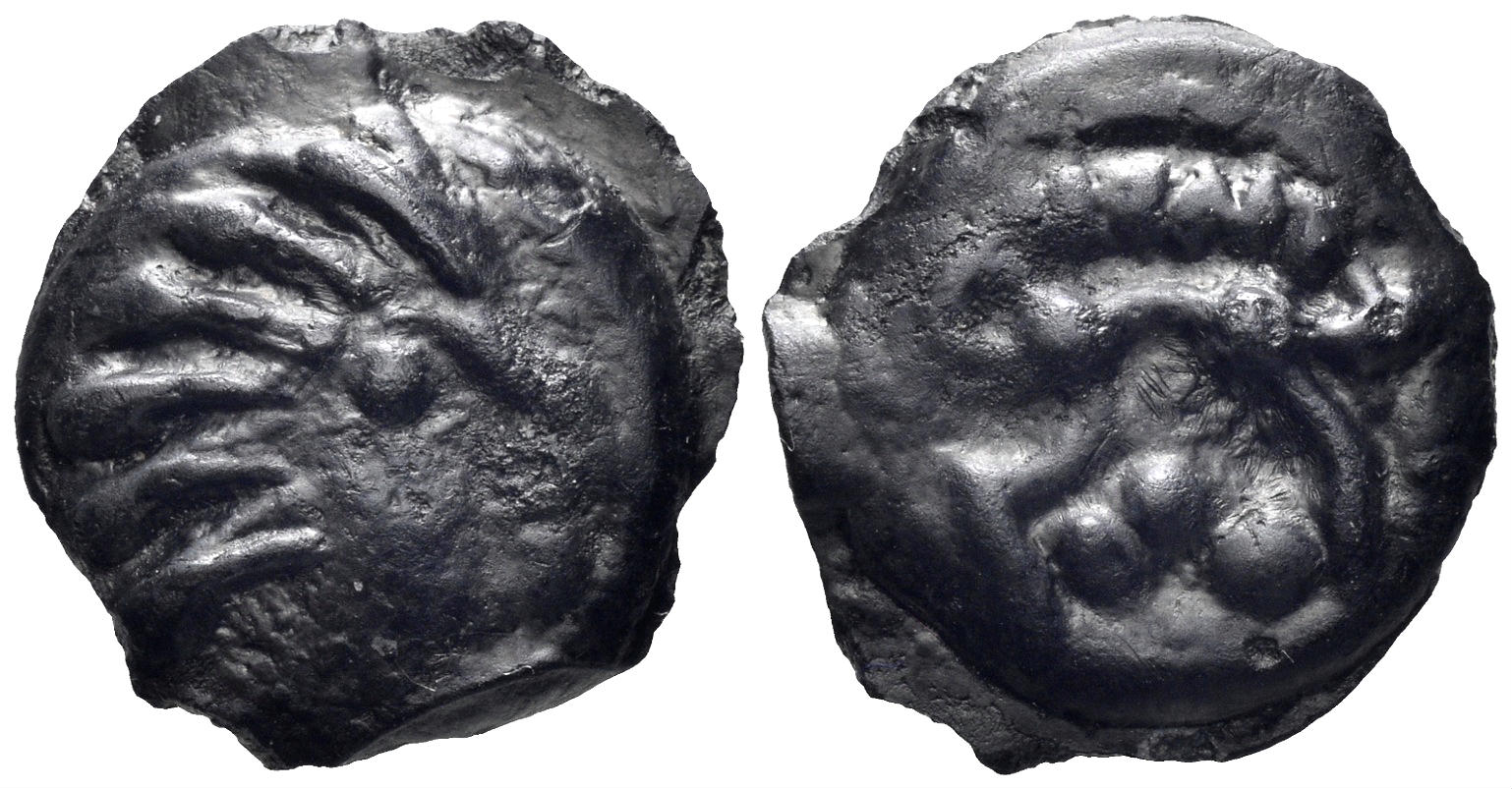 Celtic Northwest Gaul, Senones. Circa 1st Century BC. Cast Potin (3.96g ...
