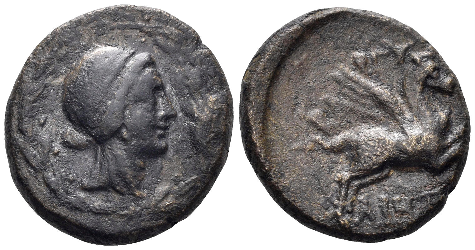 Karia, Bargylia. 2nd-1st centuries BC. AE 18mm (5.87g). BMC 2