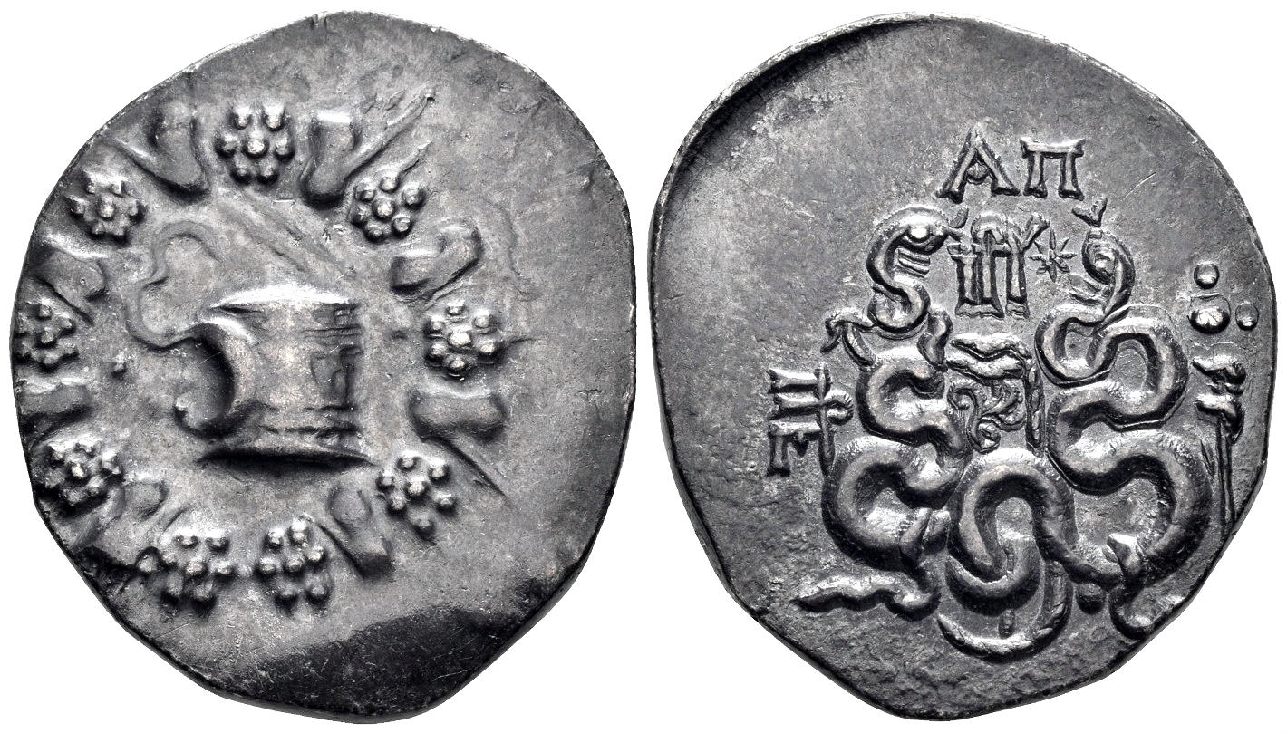 Mysia, Pergamon. Circa 166-67 BC. AR Cistophoric Tetradrachm (12.40g ...