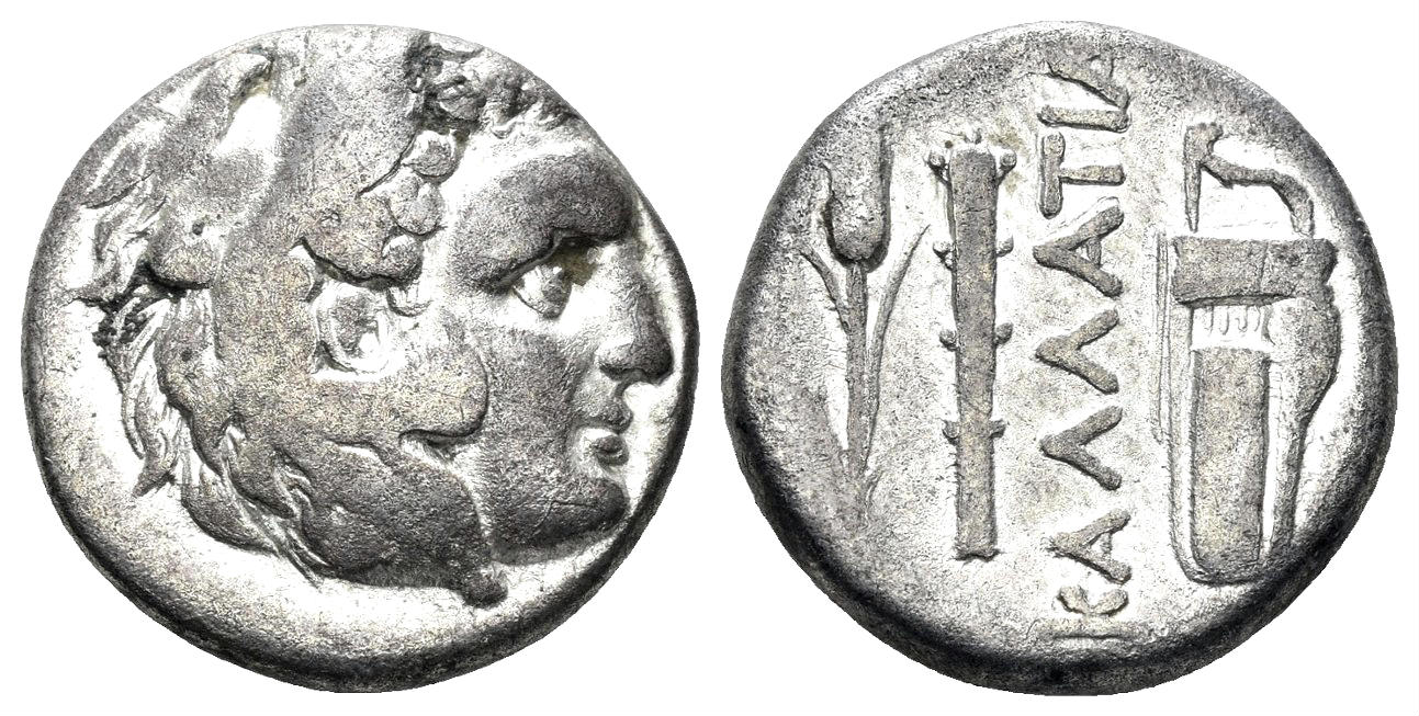 Moesia, Kallatis. 3rd-2nd centuries BC. AR Drachm (5.06 gm, 18mm). AMNG ...