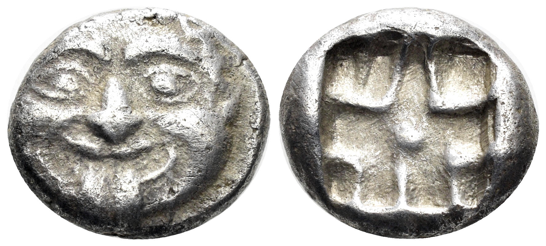 Mysia, Parion. 5th century BC. AR Drachm (3.22g, 13.5mm). SNG ...