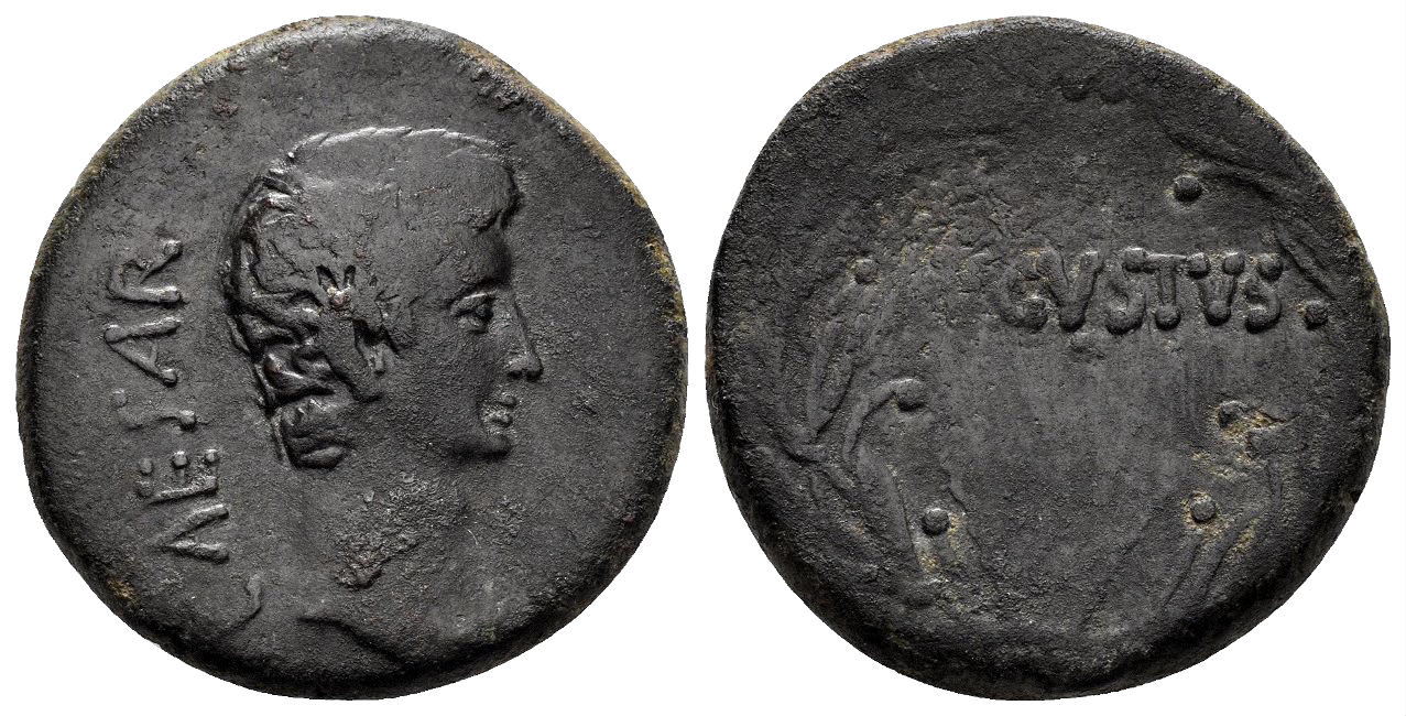 Ionia, Ephesos (or Mysia, Pergamon). Augustus. 27 BC-14 AD. AE 23mm (11 ...