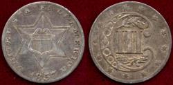 Three Cents coins for sale: nickel and silver - VCoins