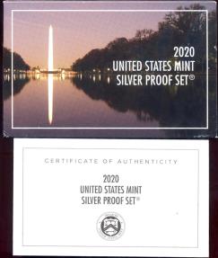 2020-S SILVER PROOF SET... Complete as issued | Proof Sets and Mint Sets