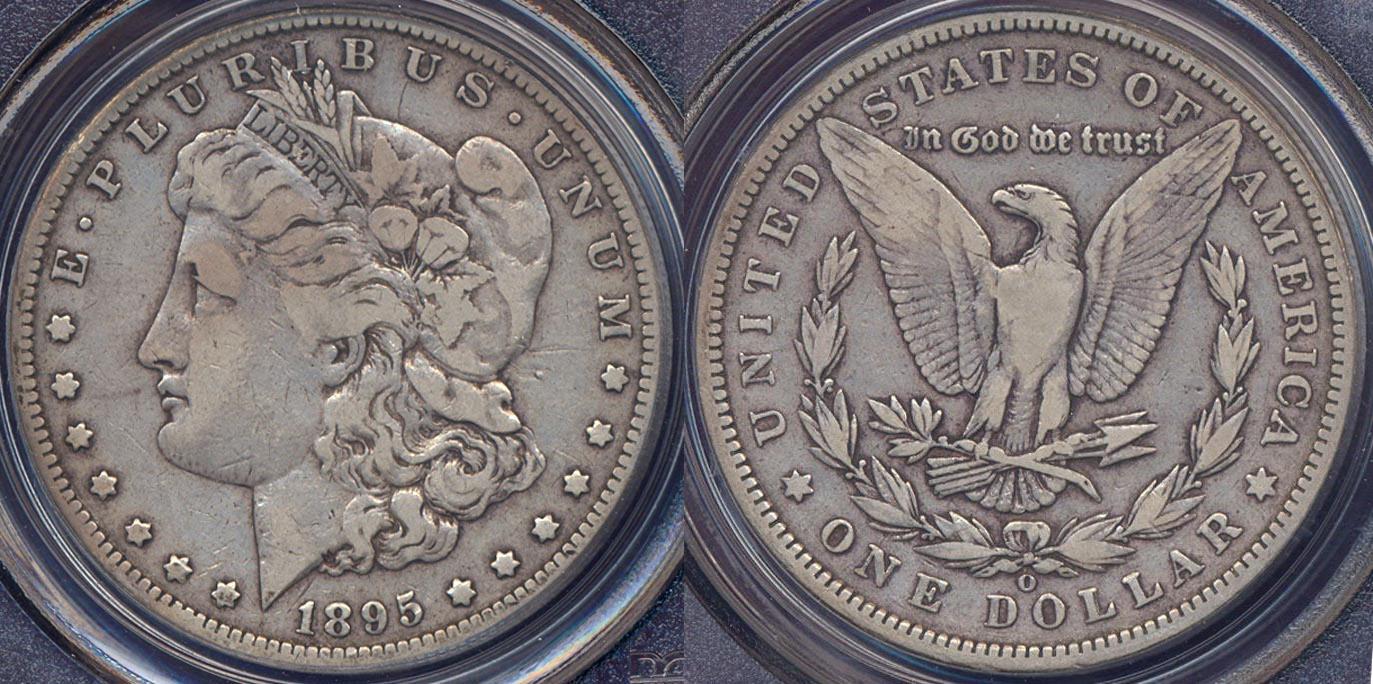 1895-O MORGAN DOLLAR PCGS VF20 | Dollars
