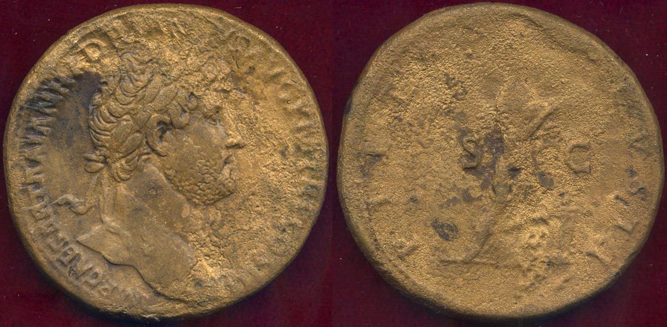 HADRIAN 96-138 AD SESTERTIUS | Roman Imperial Coins