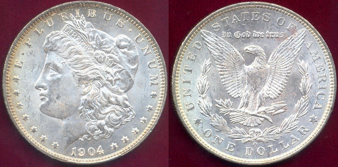1904-O MORGAN DOLLAR MS64 .... very pretty | Dollars