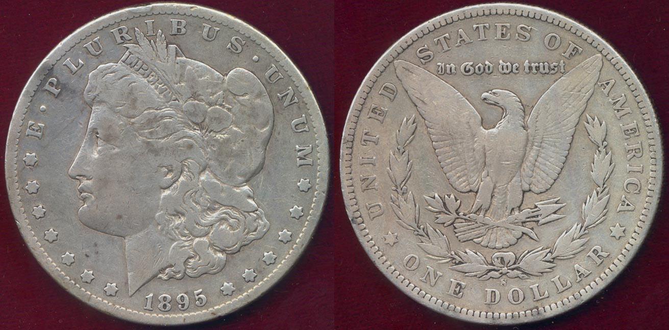 1895-S MORGAN DOLLAR FINE | Dollars