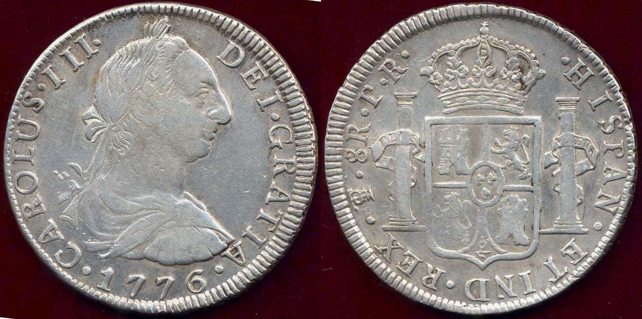 BOLIVIA 1776 PR 8 REALES XF | South American Coins